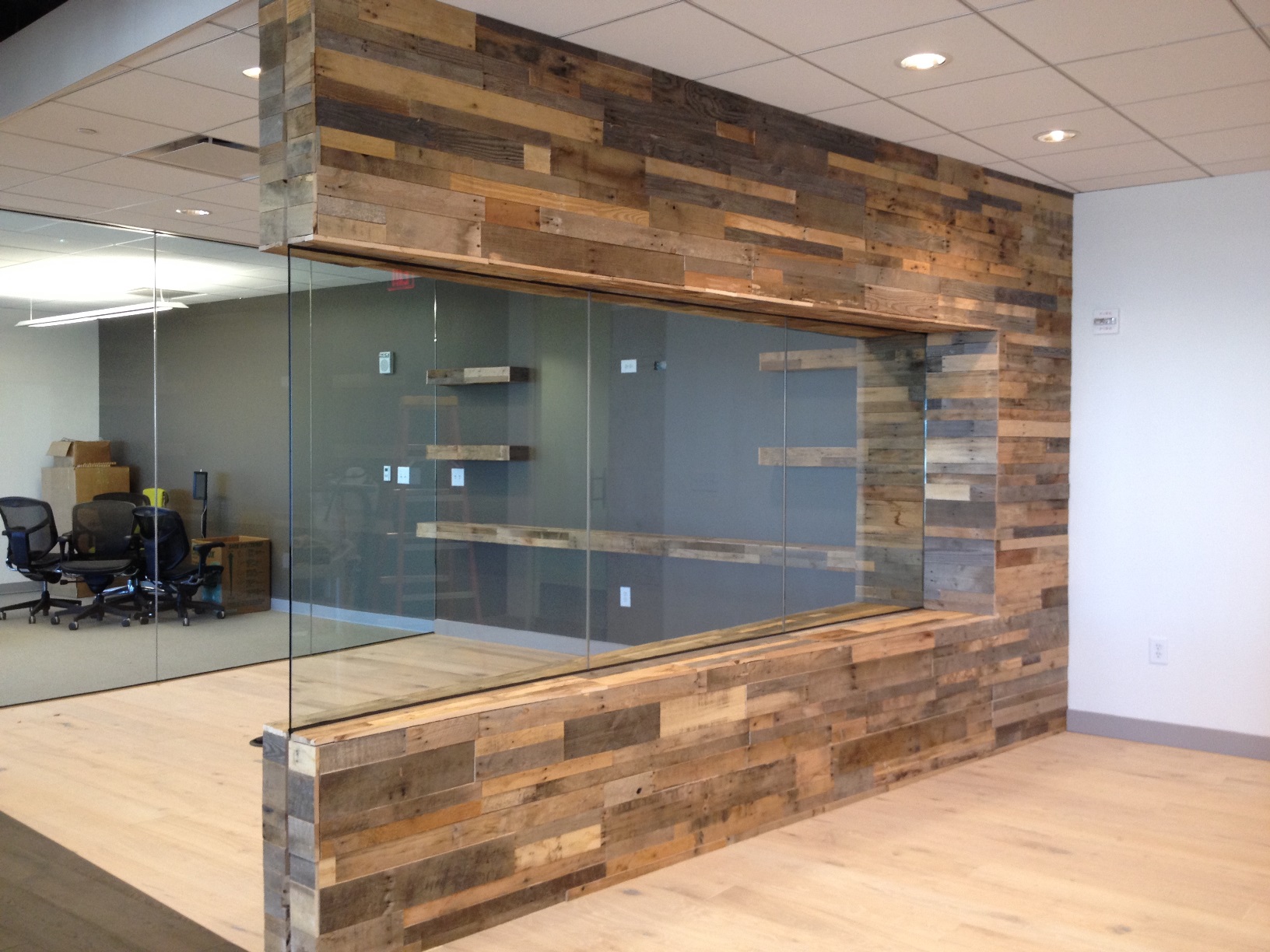 Reclaimed Pallet Wood Paneling Sustainable Lumber Company