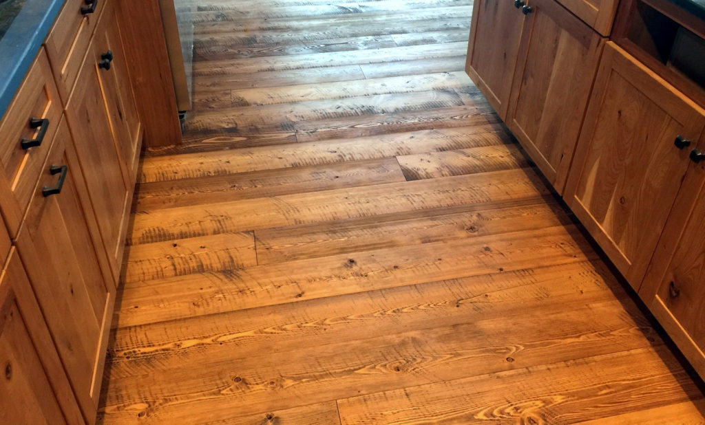 Circular Sawn Douglas Fir Wood Floors | Skip Planed Flooring