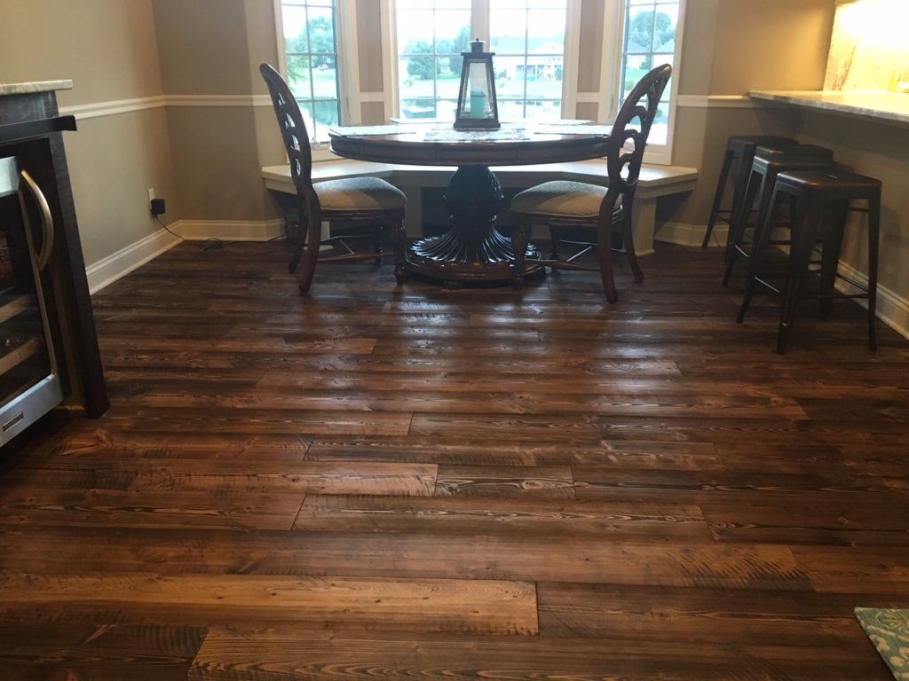 Circular Sawn Douglas Fir Wood Floors | Skip Planed Flooring