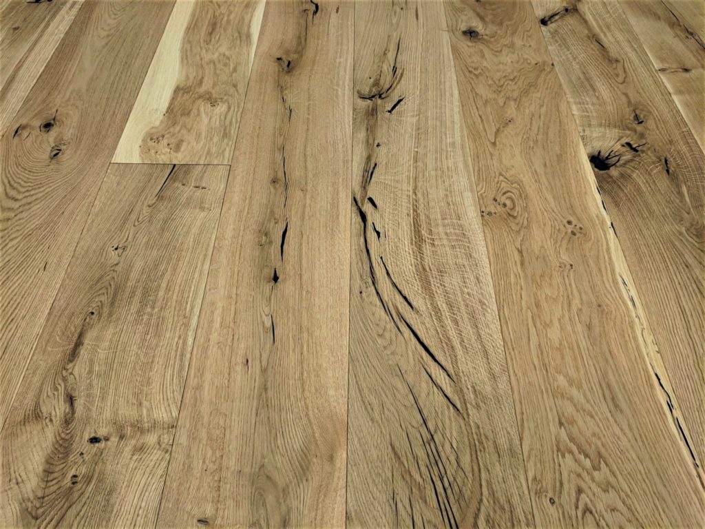 Reclaimed Rustic White Oak Flooring - Wide Plank